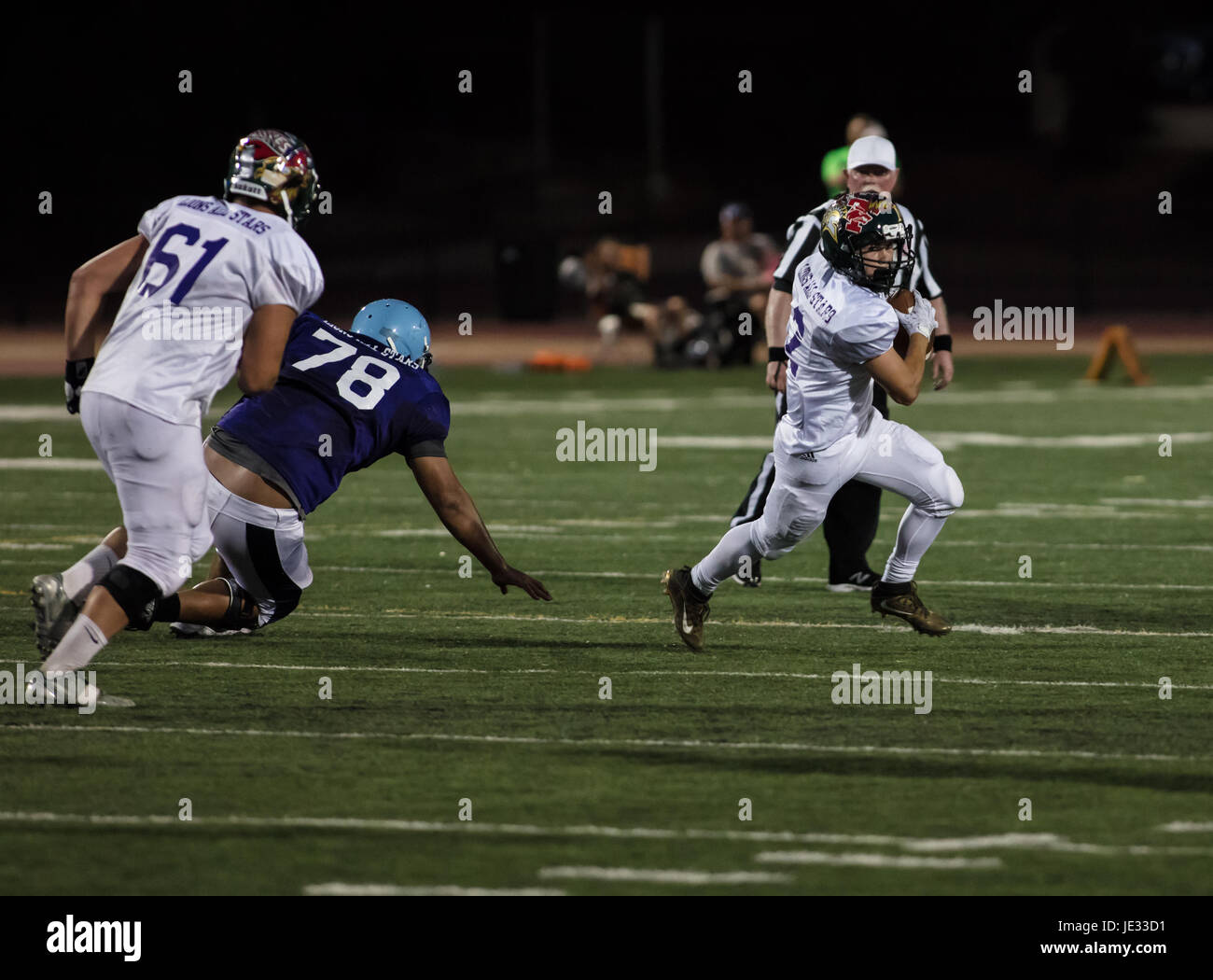 NORCAL Lions Club Football All Stars action in Oroville, California ...