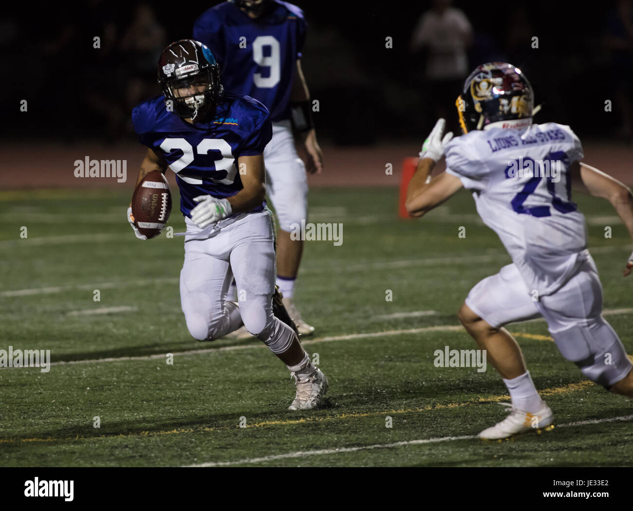 NORCAL Lions Club Football All Stars action in Oroville, California ...