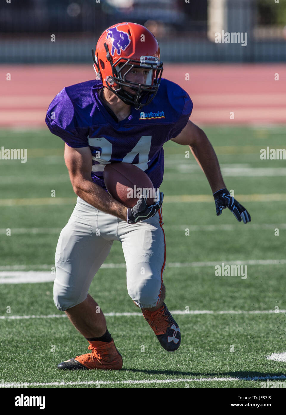 NORCAL Lions Club Football All Stars action in Oroville, California ...