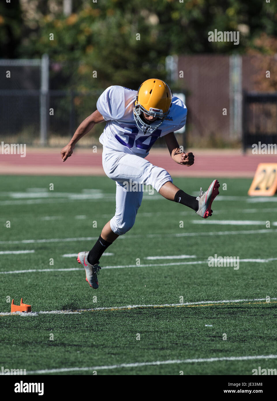 NORCAL Lions Club Football All Stars action in Oroville, California ...