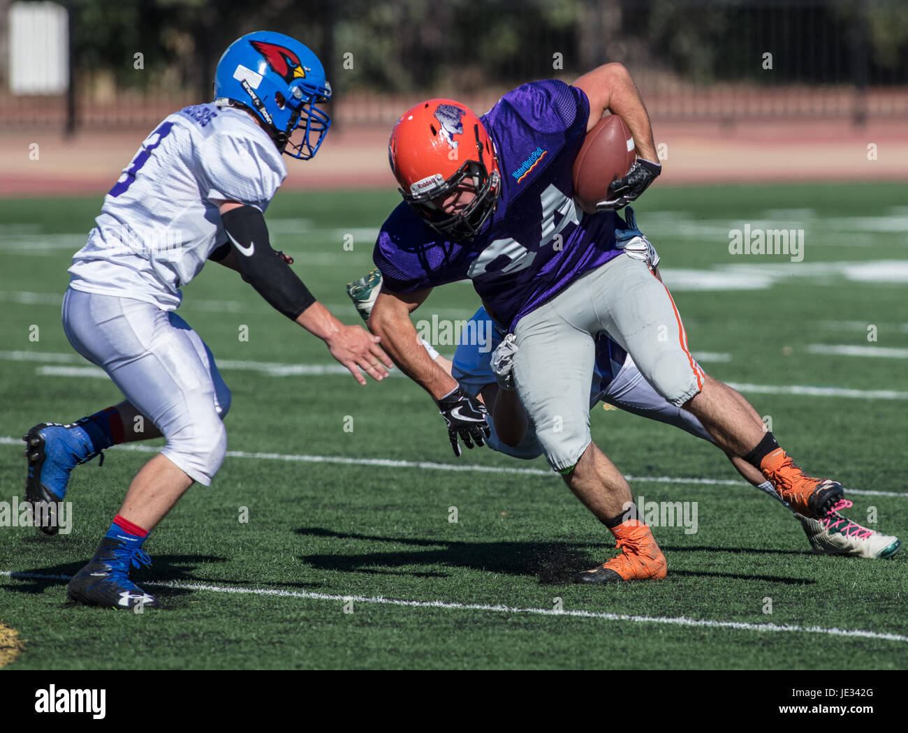 NORCAL Lions Club Football All Stars action in Oroville, California ...