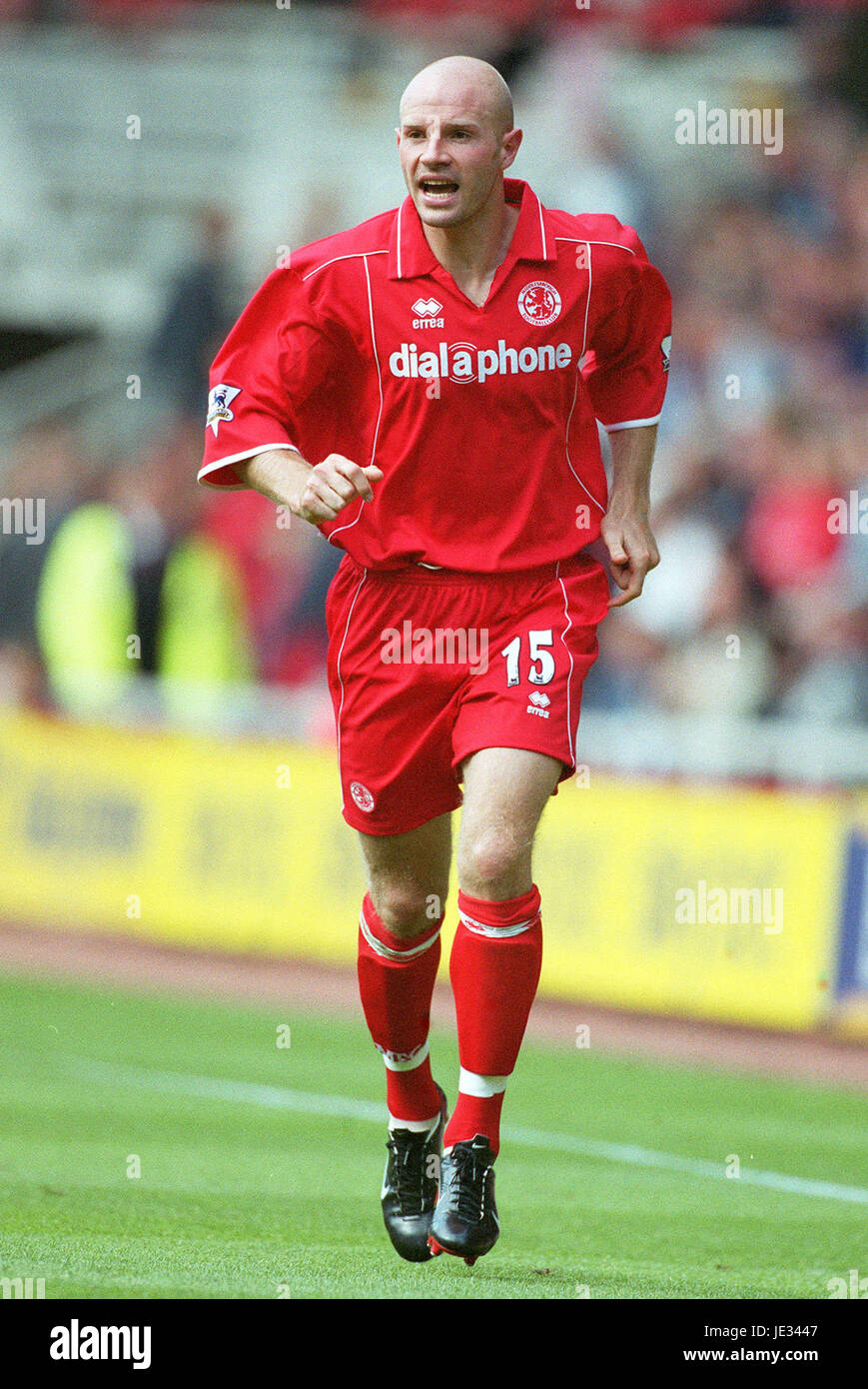 DANNY MILLS MIDDLESBROUGH FC RIVERSIDE STADIUM MIDDLESBROUGH 01 ...
