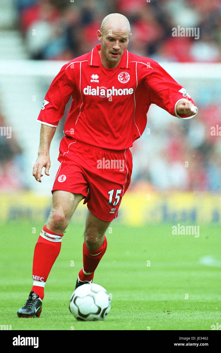 DANNY MILLS MIDDLESBROUGH FC RIVERSIDE STADIUM MIDDLESBROUGH 01 ...