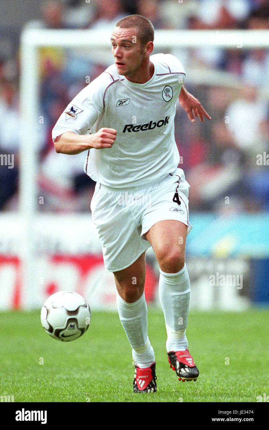 KEVIN NOLAN BOLTON WANDERERS FC REEBOK STADIUM BOLTON ENGLAND 30 August ...