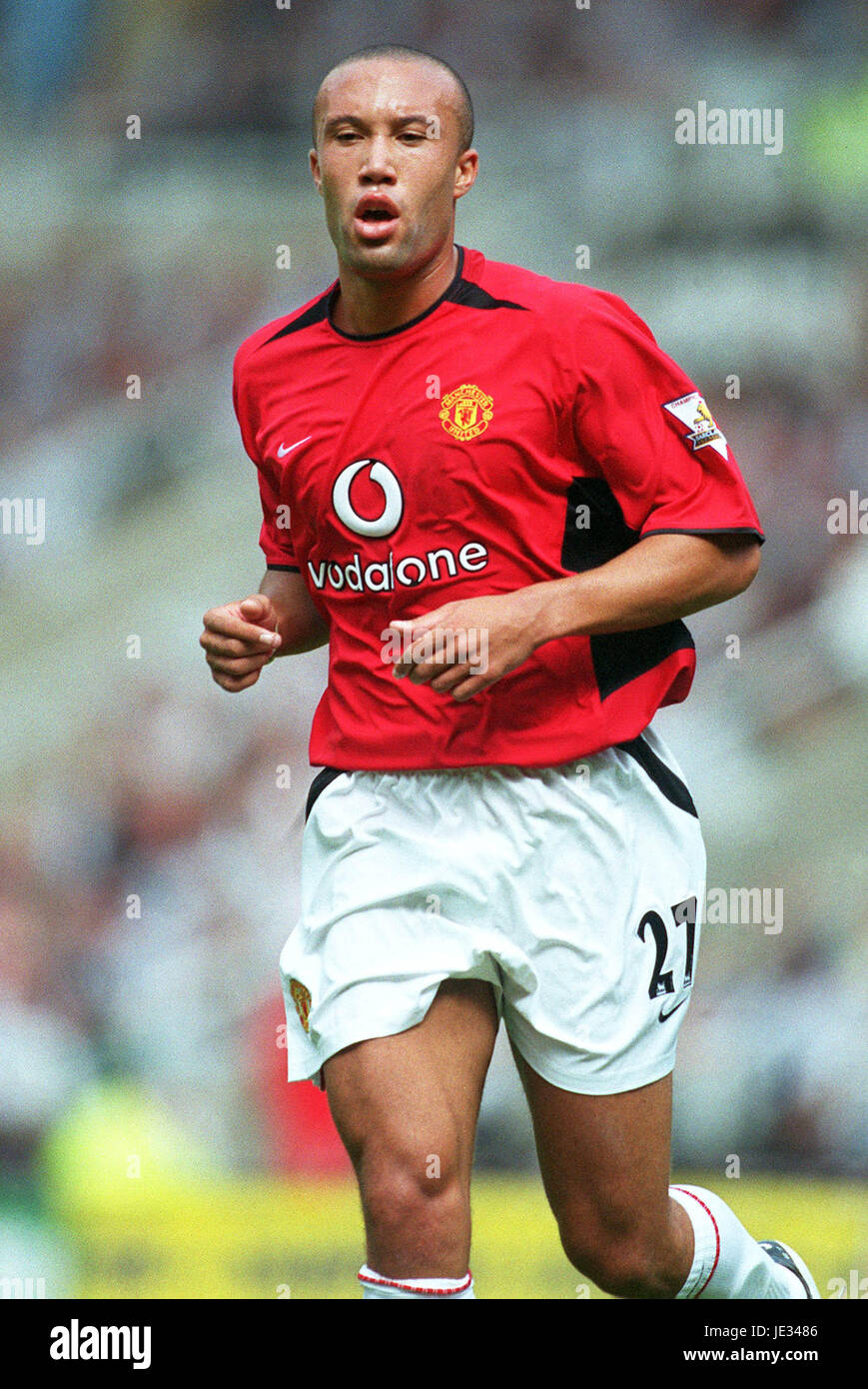 MIKAEL SILVESTRE MANCHESTER UNITED FC ST. JAMES PARK NEWCASTLE ENGLAND ...