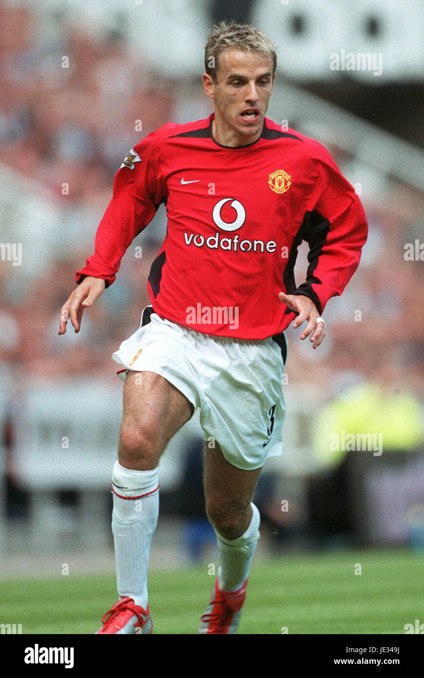 PHILIP NEVILLE MANCHESTER UNITED FC ST. JAMES PARK NEWCASTLE ENGLAND 23 ...
