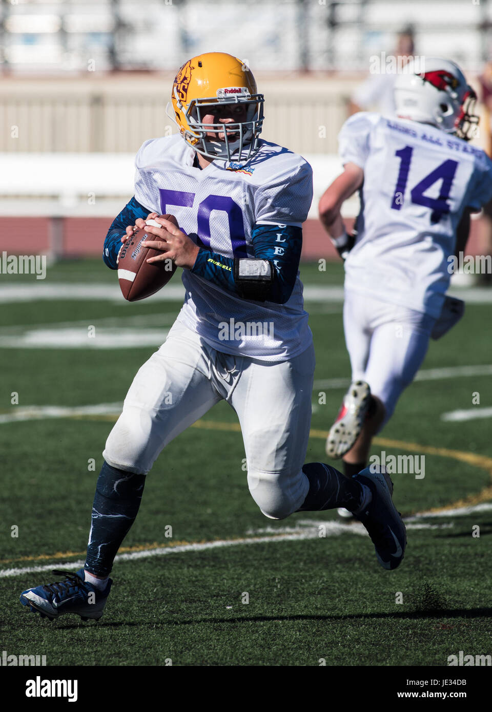 NORCAL Lions Club Football All Stars action in Oroville, California ...