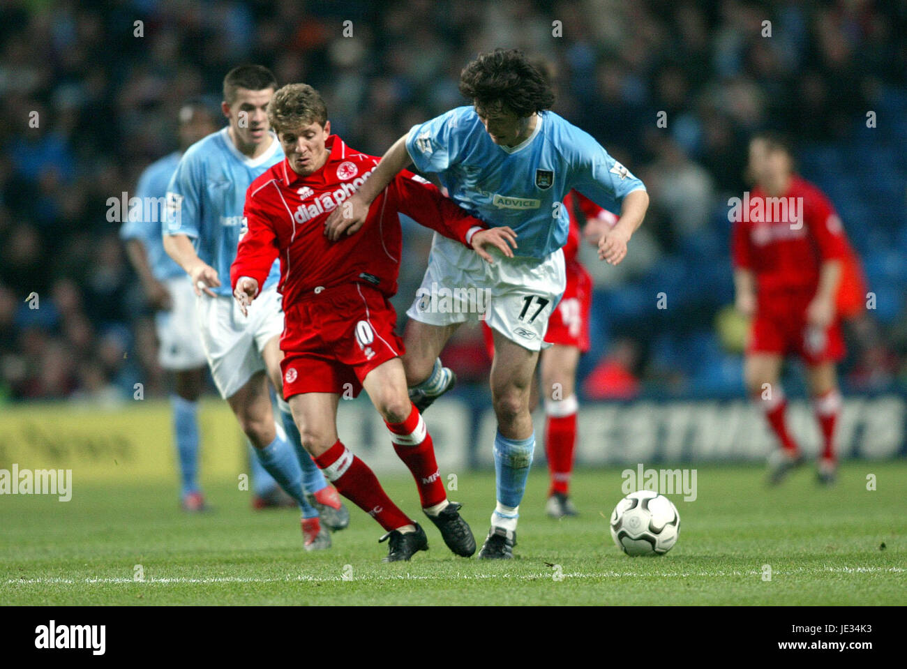 JUNINHO & SUN JIHAI MANCHESTER CITY V MIDDLESBROUG CITY OF MANCHESTER ...
