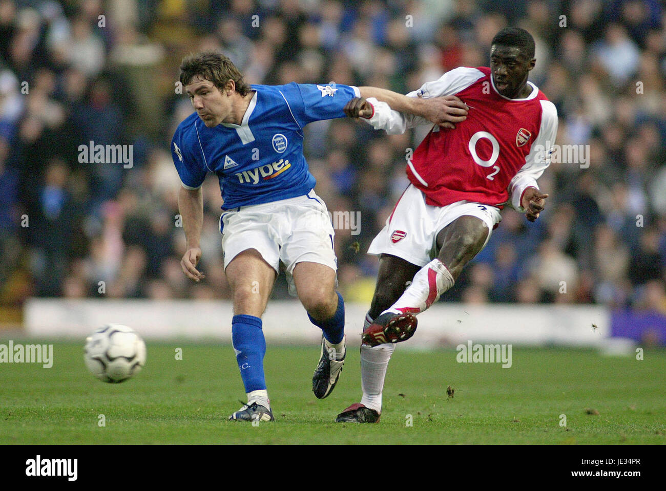 KOLO TOURE & DAVID DUNN BIRMINGHAM CITY V ARSENAL ST ANDREWS BIRMINGHAM ...