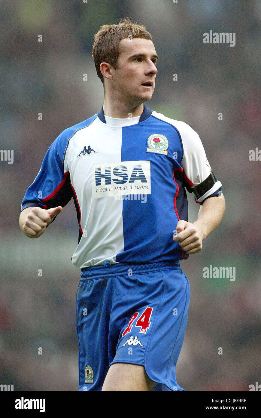 BARRY FERGUSON BLACKBURN ROVERS FC MANCHESTER ENGLAND OLD TRAFFORD 22 ...