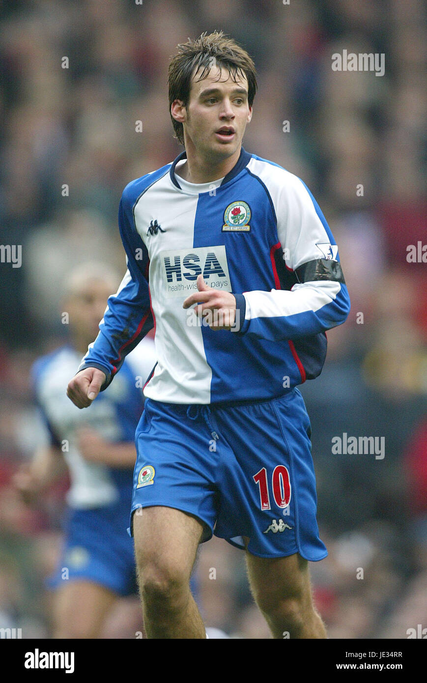 MATT JANSEN BLACKBURN ROVERS FC MANCHESTER ENGLAND OLD TRAFFORD 22 ...