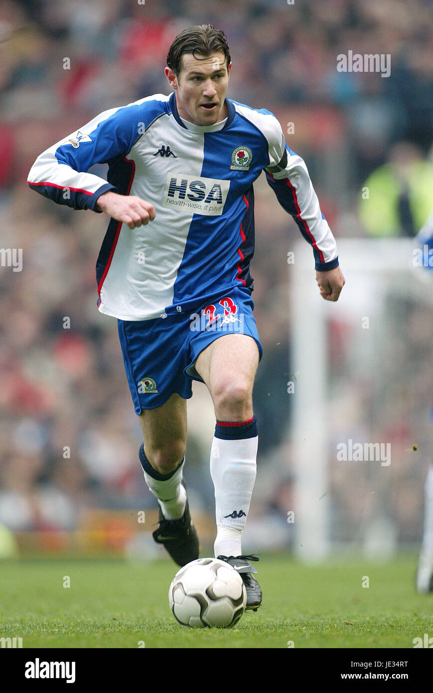 BRETT EMERTON BLACKBURN ROVERS FC MANCHESTER ENGLAND OLD TRAFFORD 22 ...