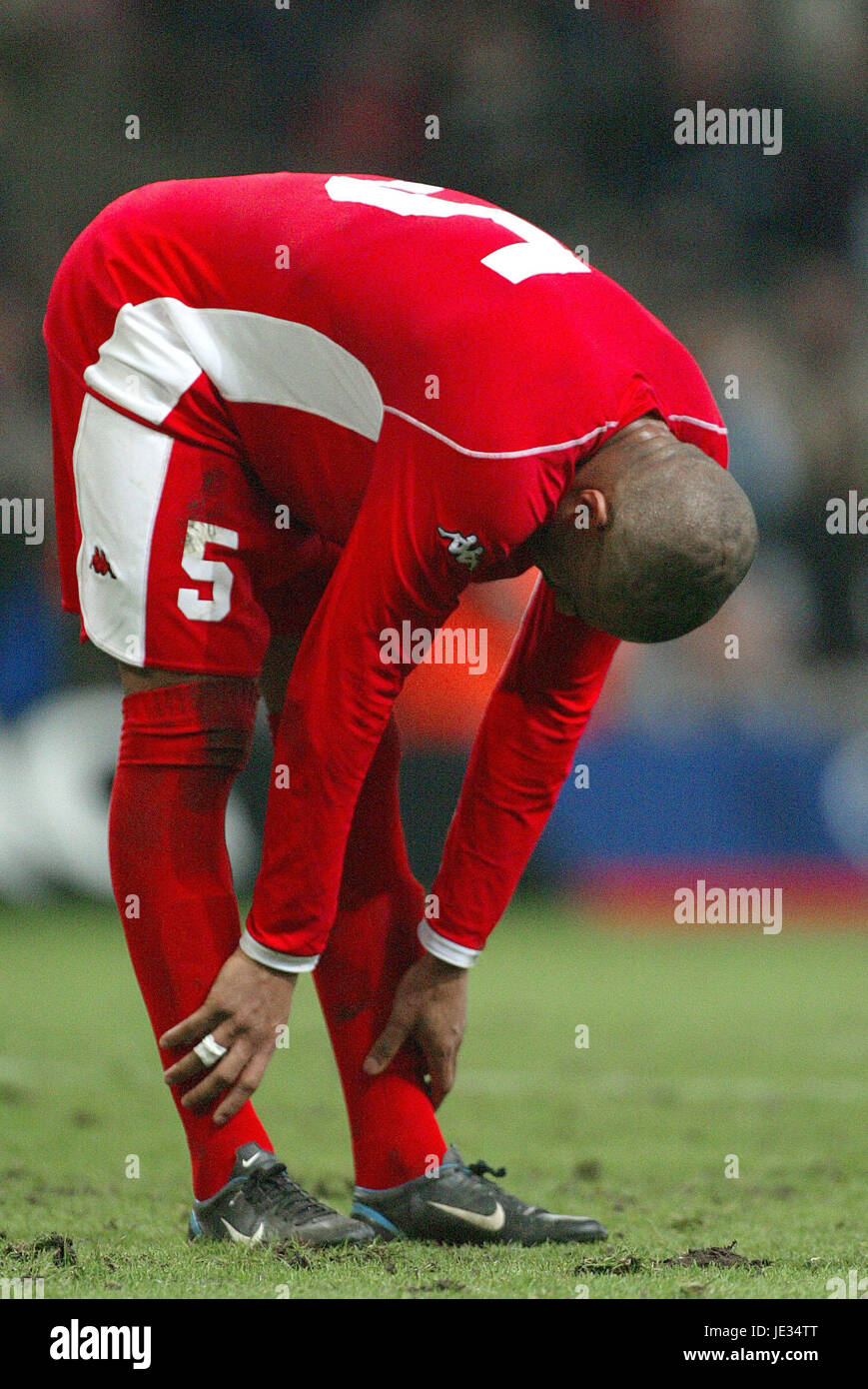 DANNY GABBIDON WALES & CARDIFF CITY FC MILLENIUM STADIUM CARDIFF WALES ...