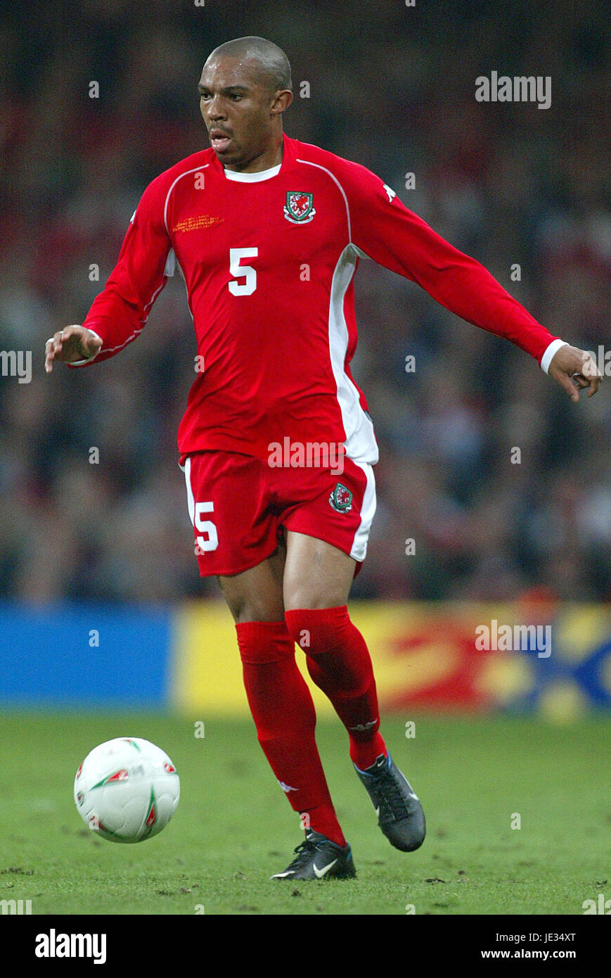 DANNY GABBIDON WALES & CARDIFF CITY FC MILLENIUM STADIUM CARDIFF WALES ...
