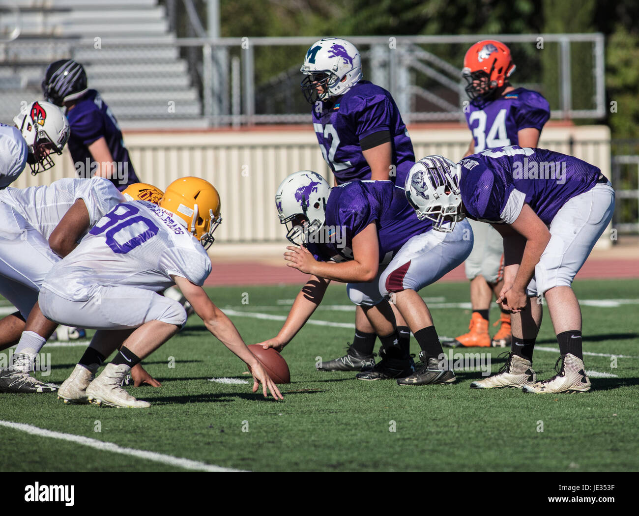 NORCAL Lions Club Football All Stars action in Oroville, California ...