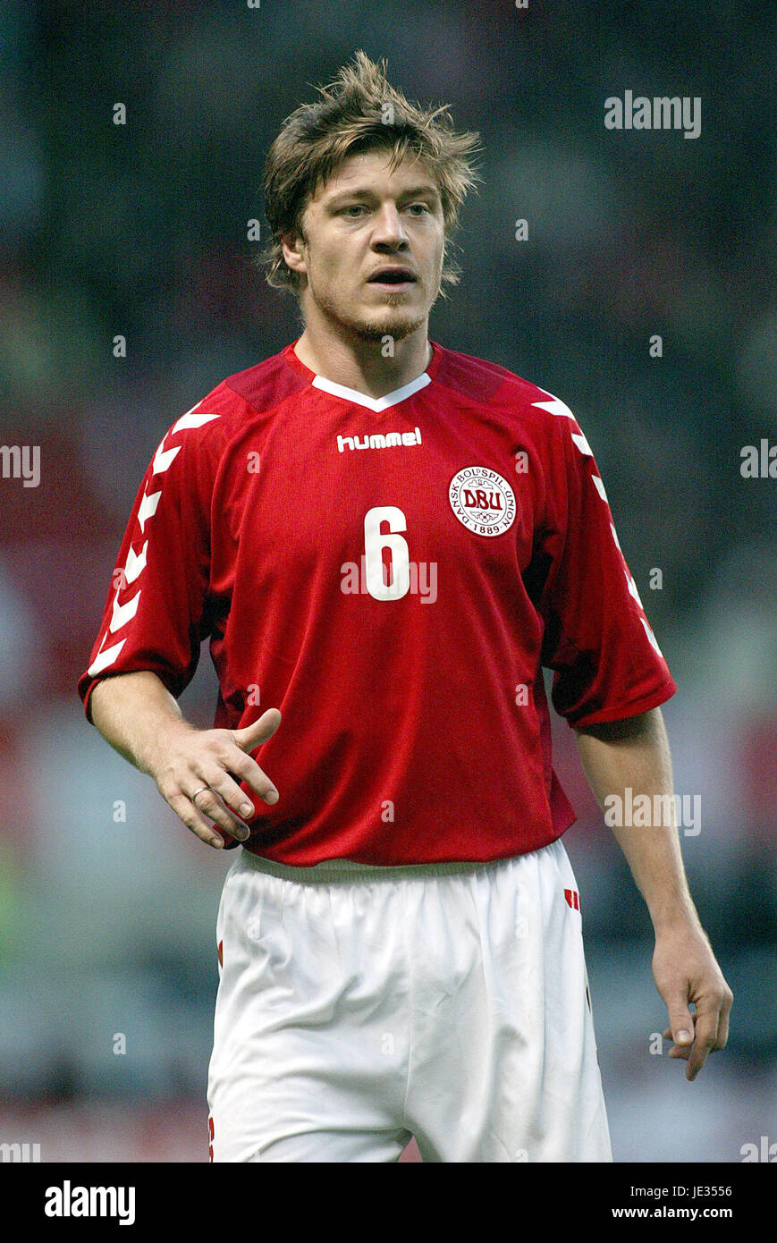 THOMAS HELVEG DENMARK OLD TRAFFORD MANCHESTER ENGLAND 16 November 2003 ...