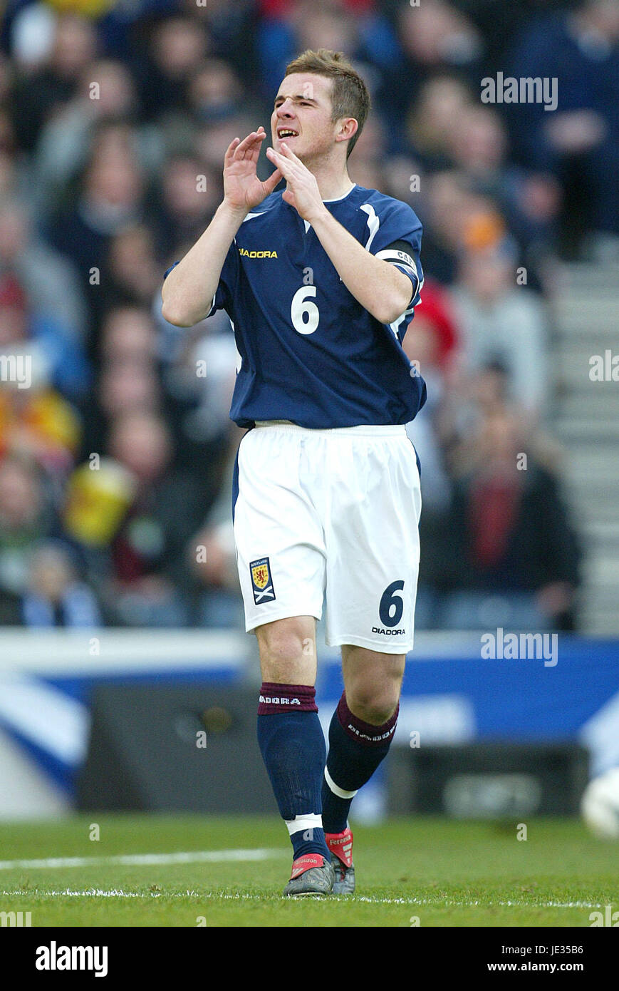 BARRY FERGUSON SCOTLAND & BLACKBURN ROVERS FC HAMPDEN PARK GLASGOW ...