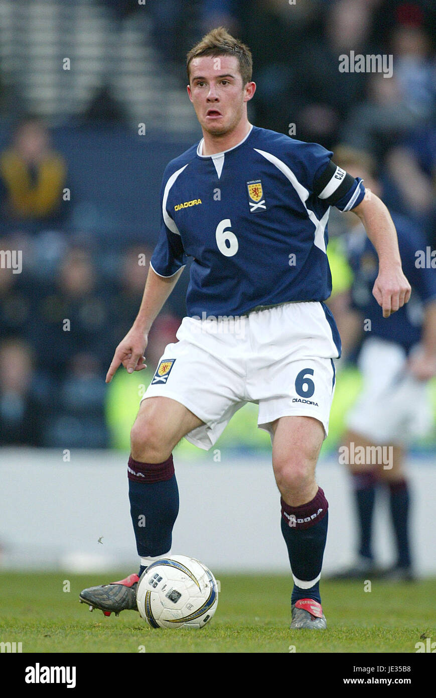BARRY FERGUSON SCOTLAND & BLACKBURN ROVERS FC HAMPDEN PARK GLASGOW ...