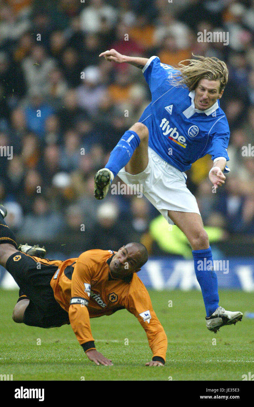 PAUL INCE & ROBBIE SAVAGE WOLVES V BIRMINGHAM CITY MOLINEUX STADIUM ...