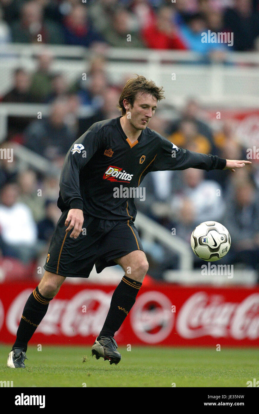 LEE NAYLOR WOLVERHAMPTON WANDERERS FC RIVERSIDE STADIUM MIDDLESBROUGH ...