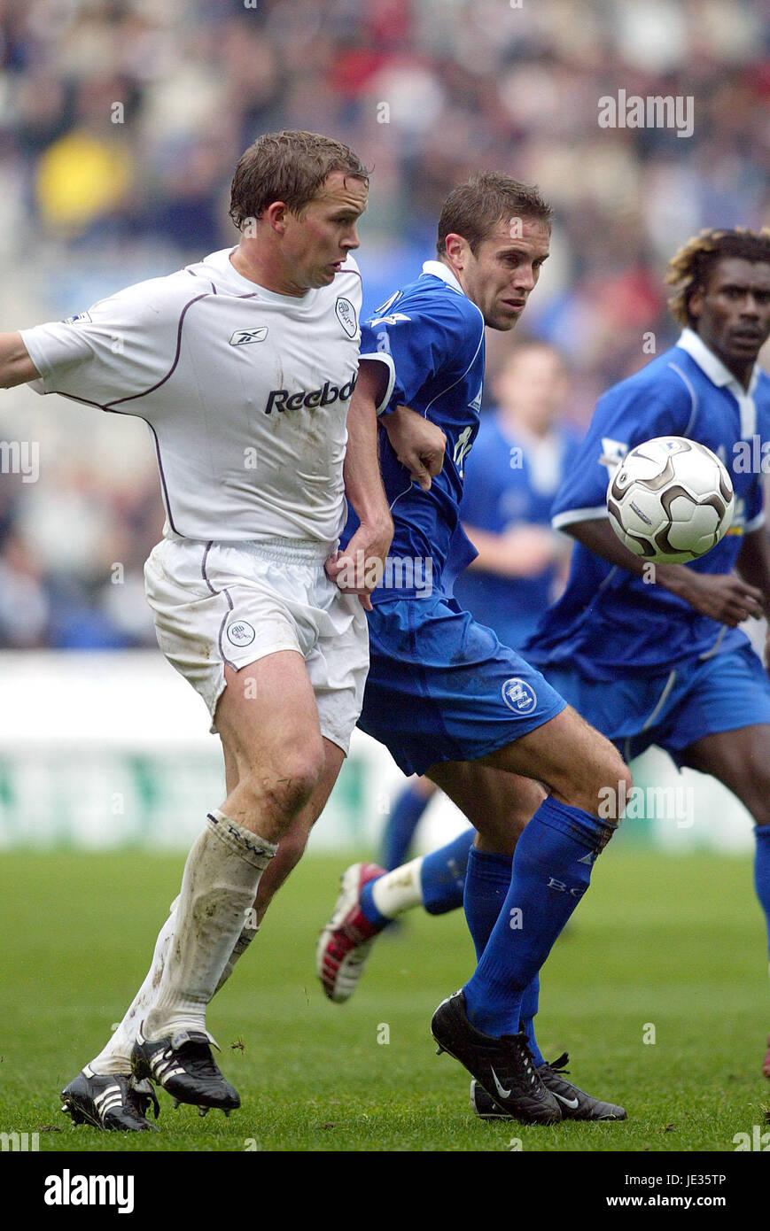 KEVIN DAVIS & MATTHEW UPSON BOLTON V BIRMINGHAM CITY REEBOK STADIUM ...