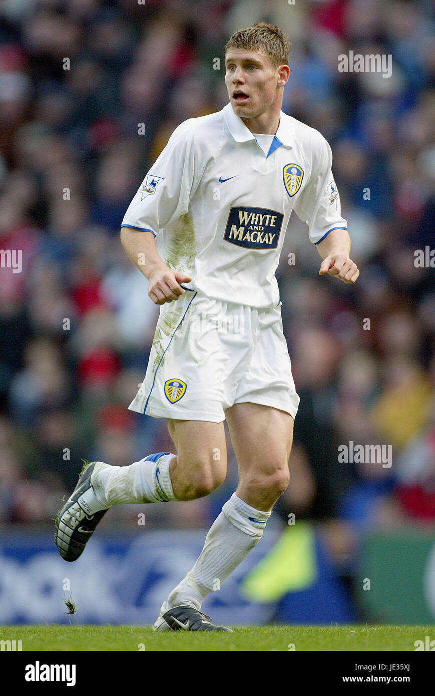 JAMES MILNER LEEDS UNITED FC ANFIELD LIVERPOOL ENGLAND 25 October 2003 ...