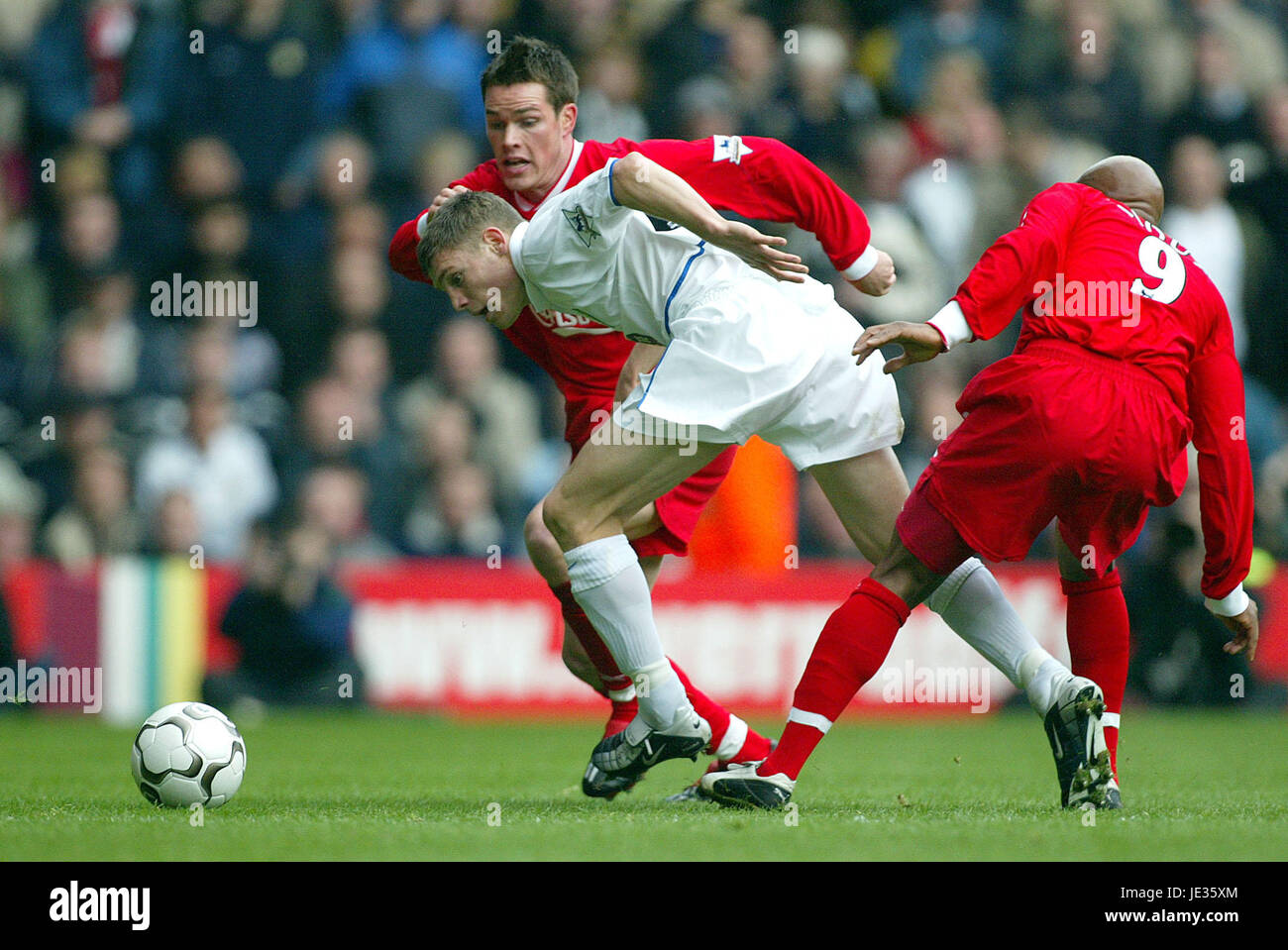 JAMES MILNER & STEVE FINNAN LIVERPOOL V LEEDS UNITED FC ANFIELD ...