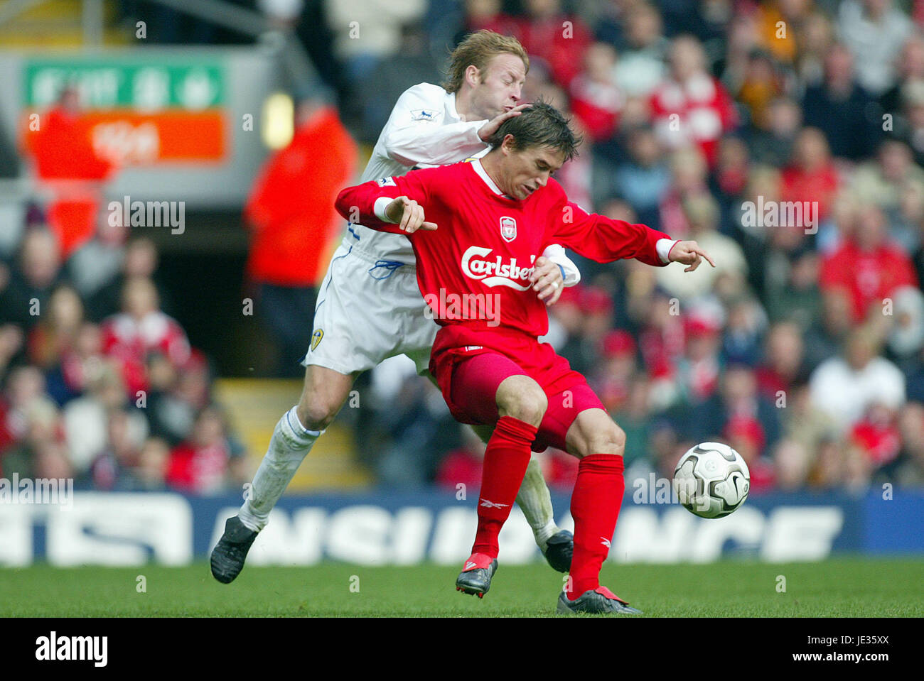 HARRY KEWELL & DAVID BATTY LIVERPOOL V LEEDS UNITED FC ANFIELD ...