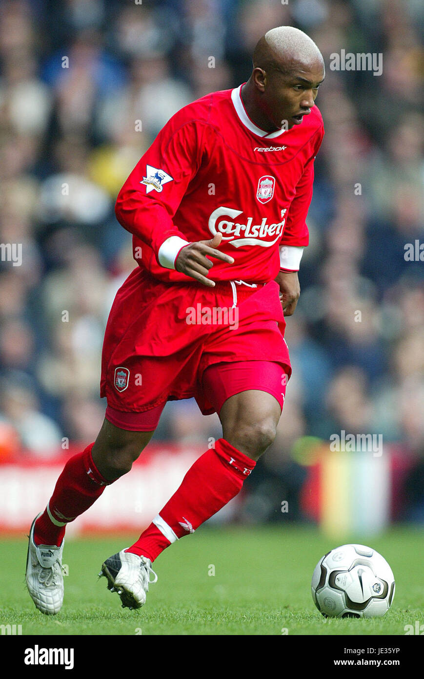 EL HADJI DIOUF LIVERPOOL FC ANFIELD LIVERPOOL ENGLAND 25 October 2003 ...