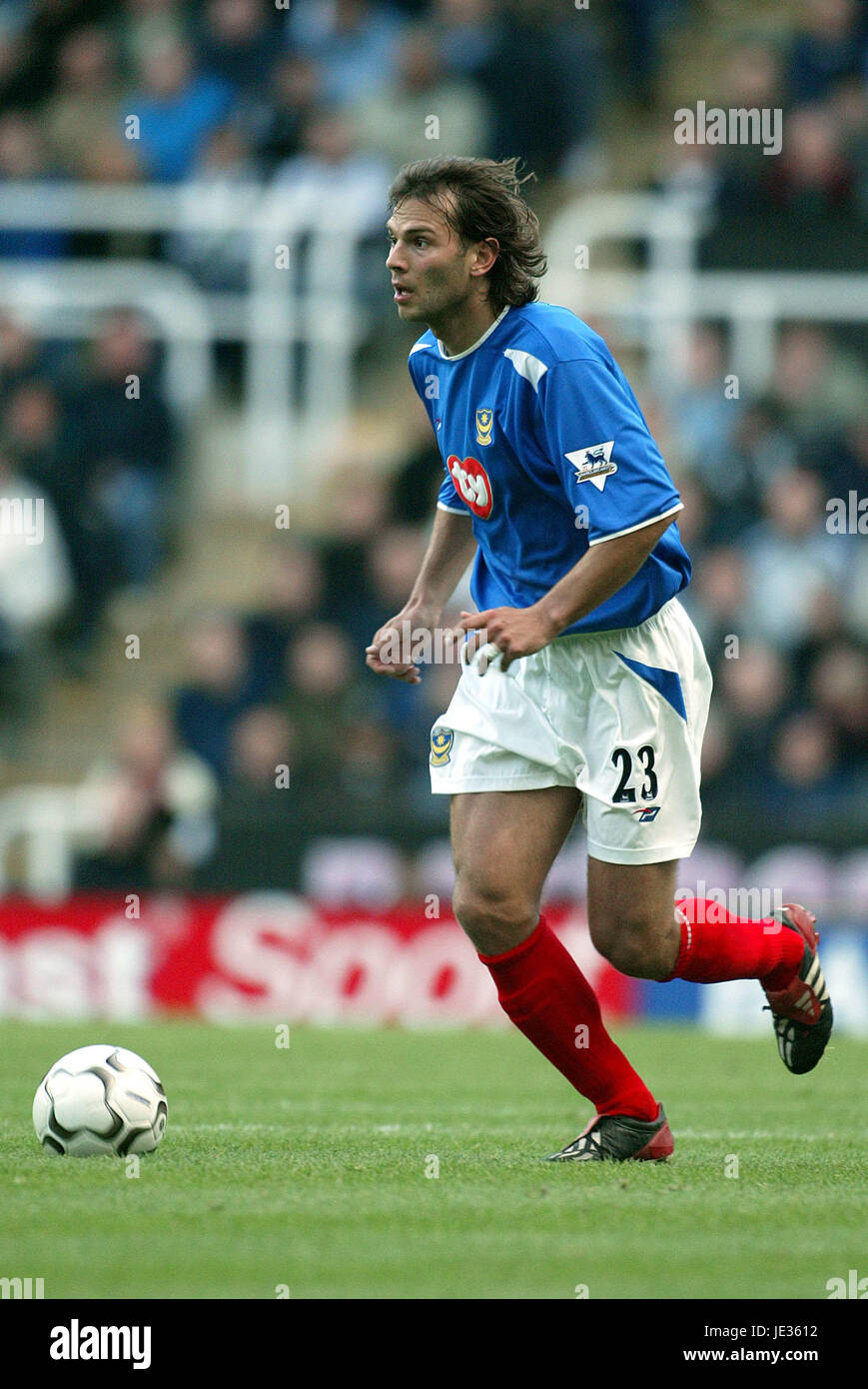 PATRIK BERGER PORTSMOUTH FC ST JAMES PARK NEWCASTLE ENGLAND 25 October ...