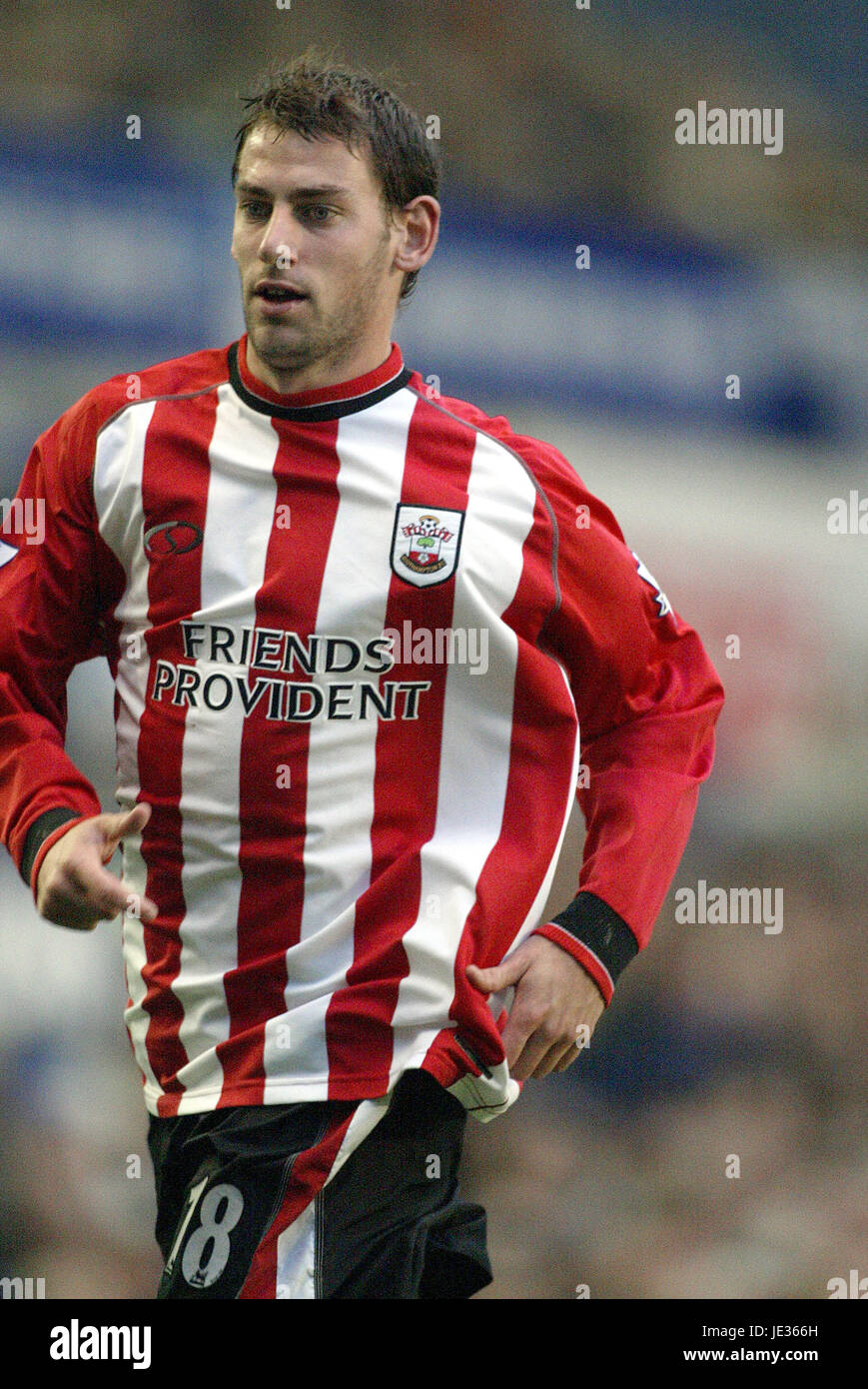 RORY DELAP SOUTHAMPTON FC GOODISON PARK LIVERPOOL ENGLAND 19 October ...