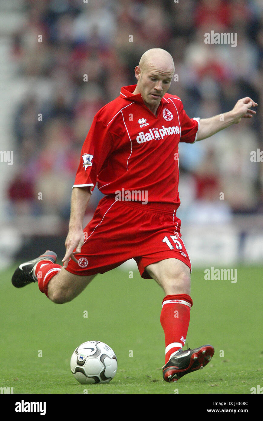 DANNY MILLS MIDDLESBROUGH FC RIVERSIDE STADIUM MIDDLESBROUGH 19 October ...