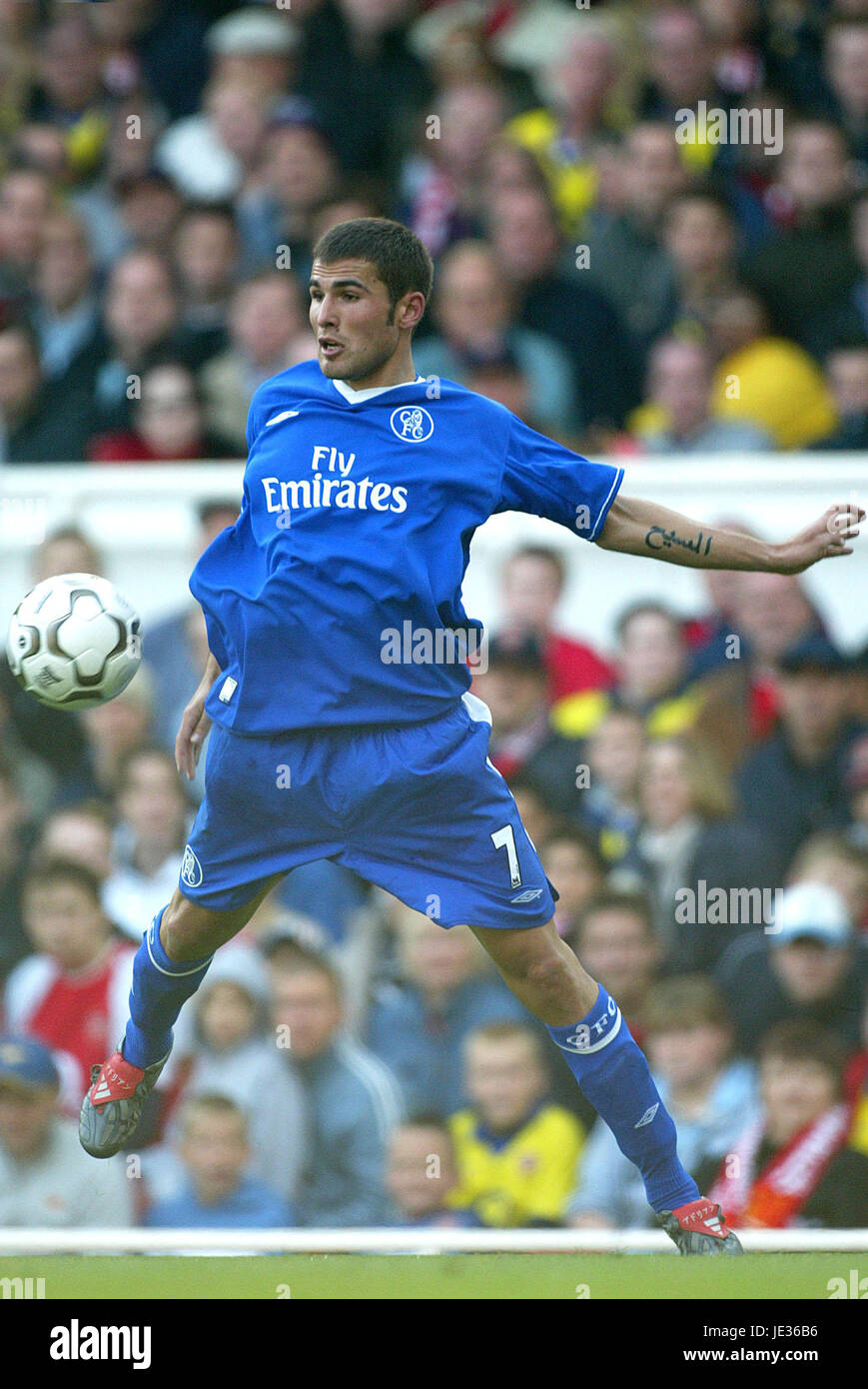 ADRIAN MUTU CHELSEA FC HIGHBURY LONDON ENGLAND 18 October 2003 Stock ...