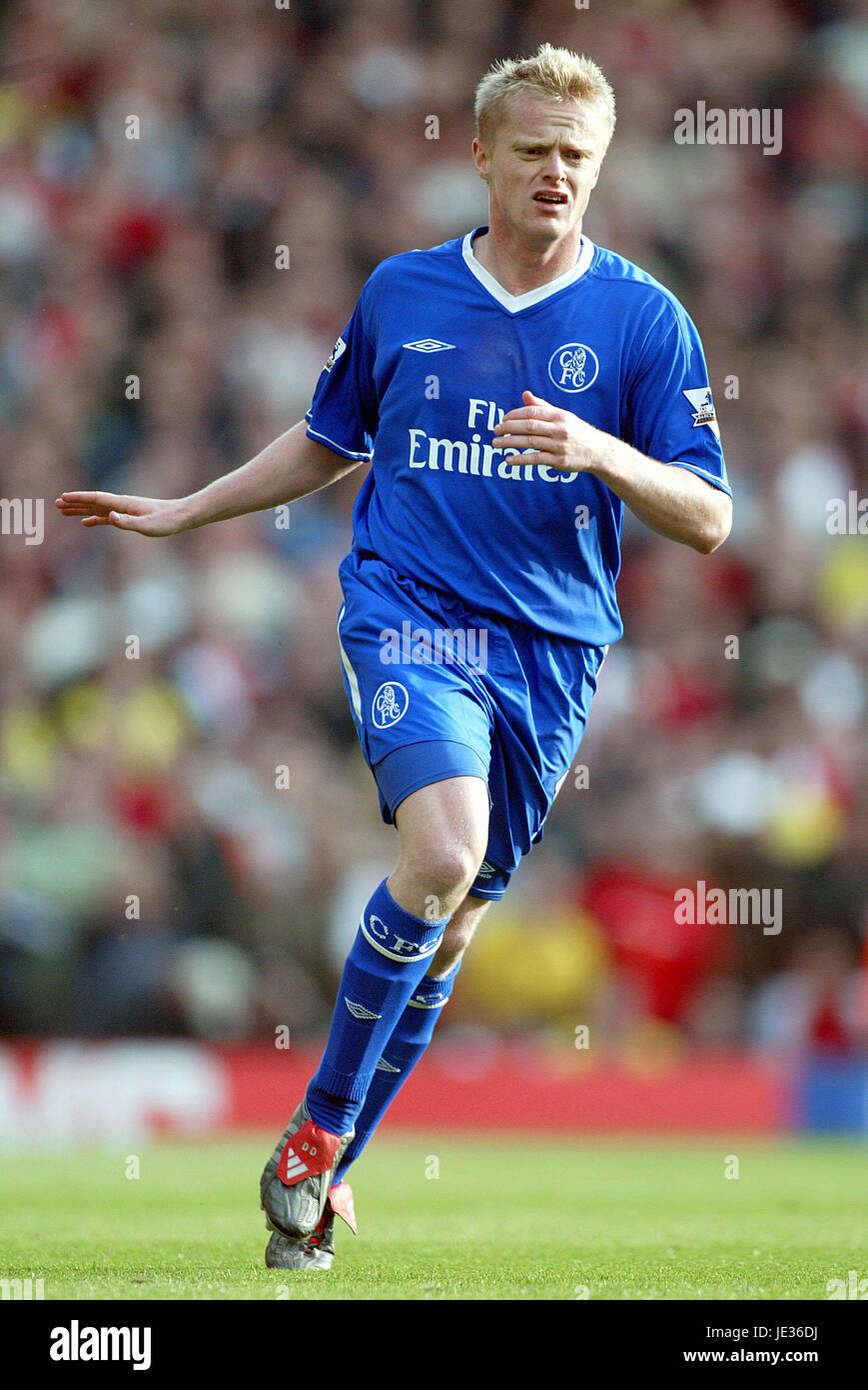 DAMIEN DUFF CHELSEA FC HIGHBURY LONDON ENGLAND 18 October 2003 Stock ...