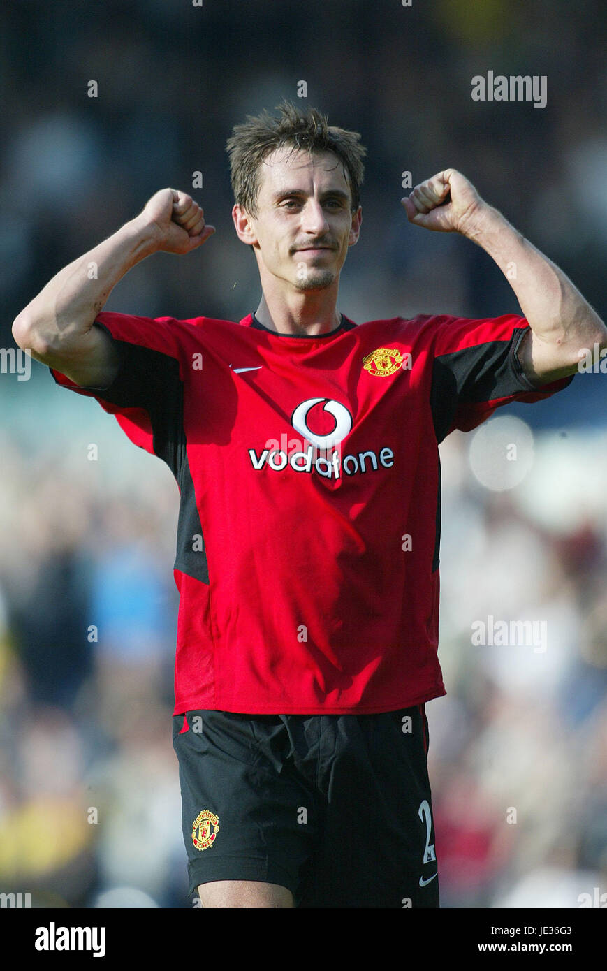 GARY NEVILLE MANCHESTER UNITED FC ELLAND ROAD LEEDS ENGLAND 18 October ...