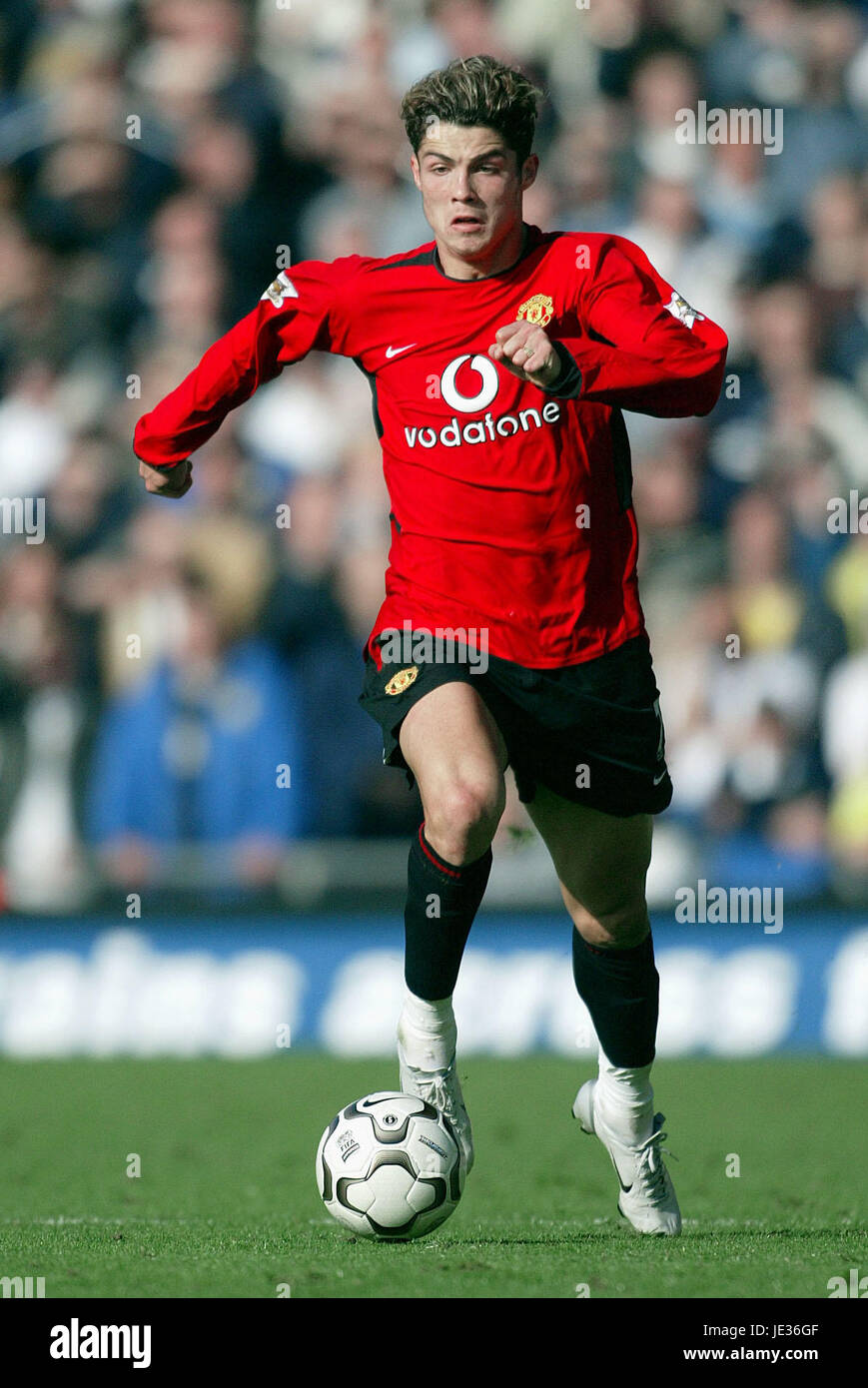 CRISTIANO RONALDO MANCHESTER UNITED FC ELLAND ROAD LEEDS ENGLAND 18 ...