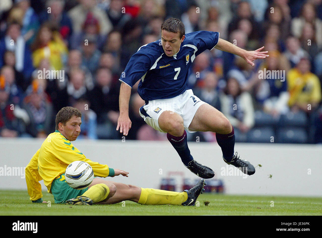 GAVIN RAE & BARAVICIUS SCOTLAND V LITHUANIA HAMPDEN PARK GLASGOW ...