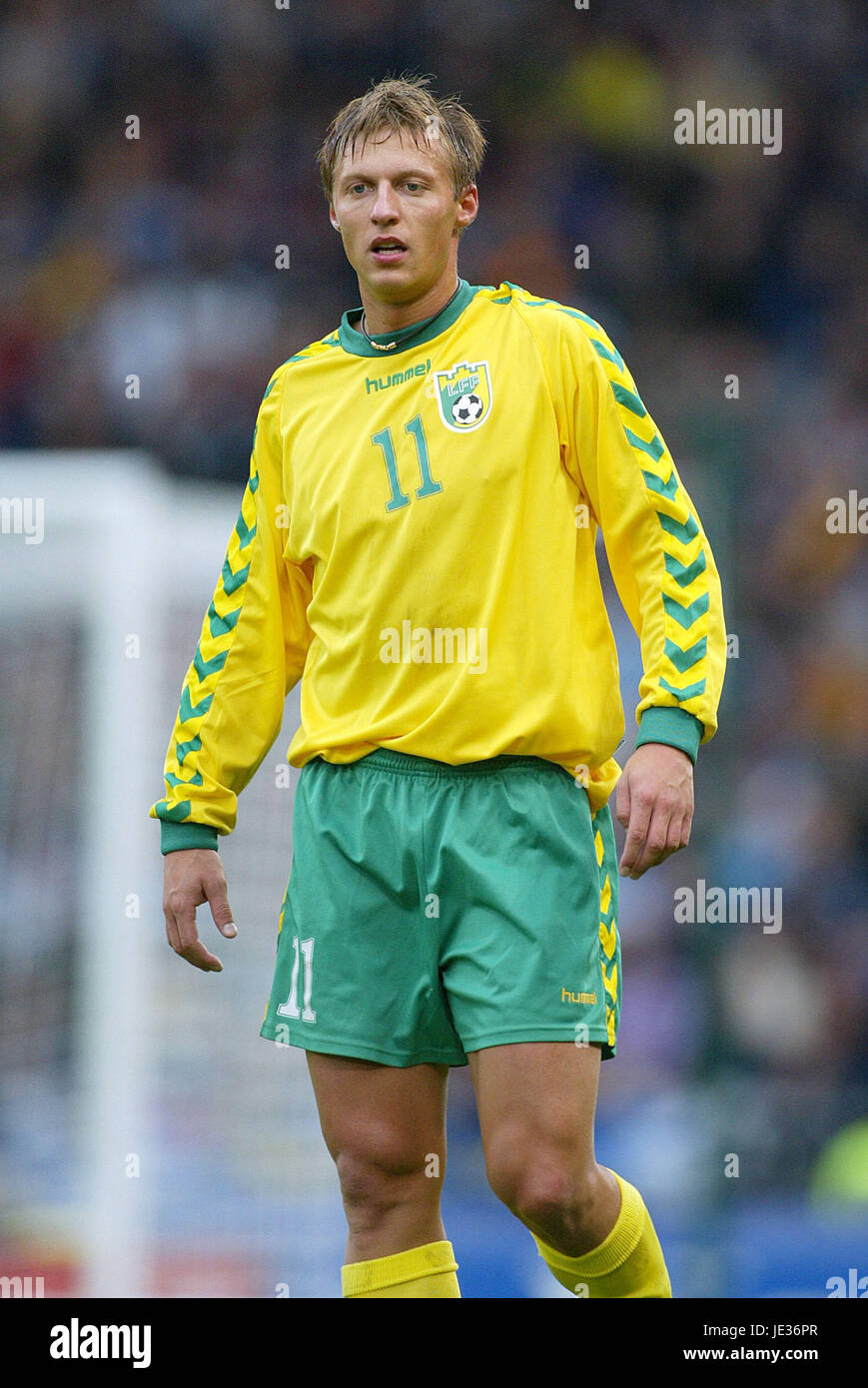 ROBERTAS POSKUS LITHUANIA HAMPDEN PARK GLASGOW SCOTLAND 11 October 2003 ...