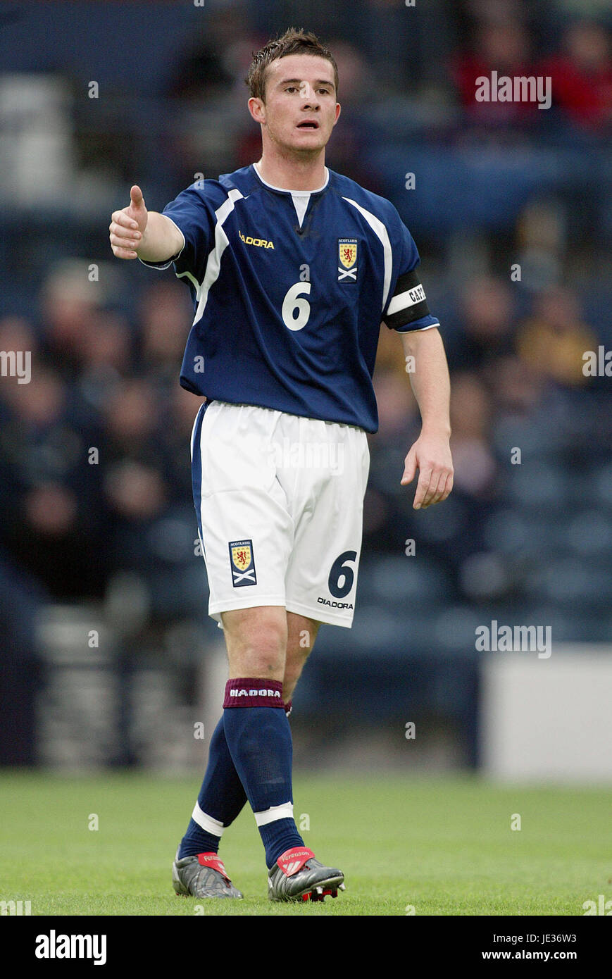 BARRY FERGUSON SCOTLAND & BLACKBURN ROVERS FC HAMPDEN PARK GLASGOW ...