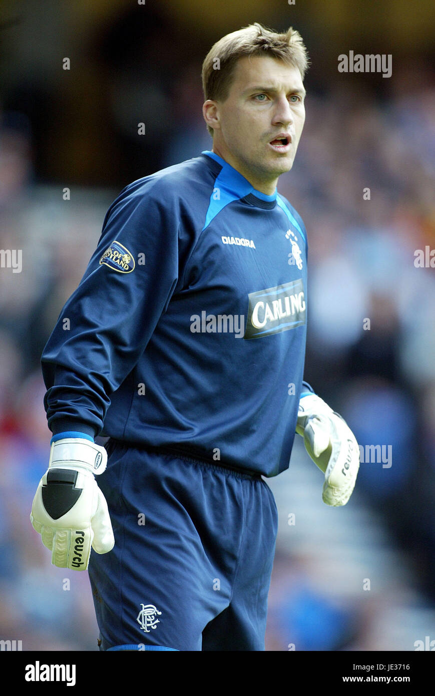 STEFAN KLOS GLASGOW RANGERS FC IBROX STADIUM GLASGOW SCOTLAND 04 ...