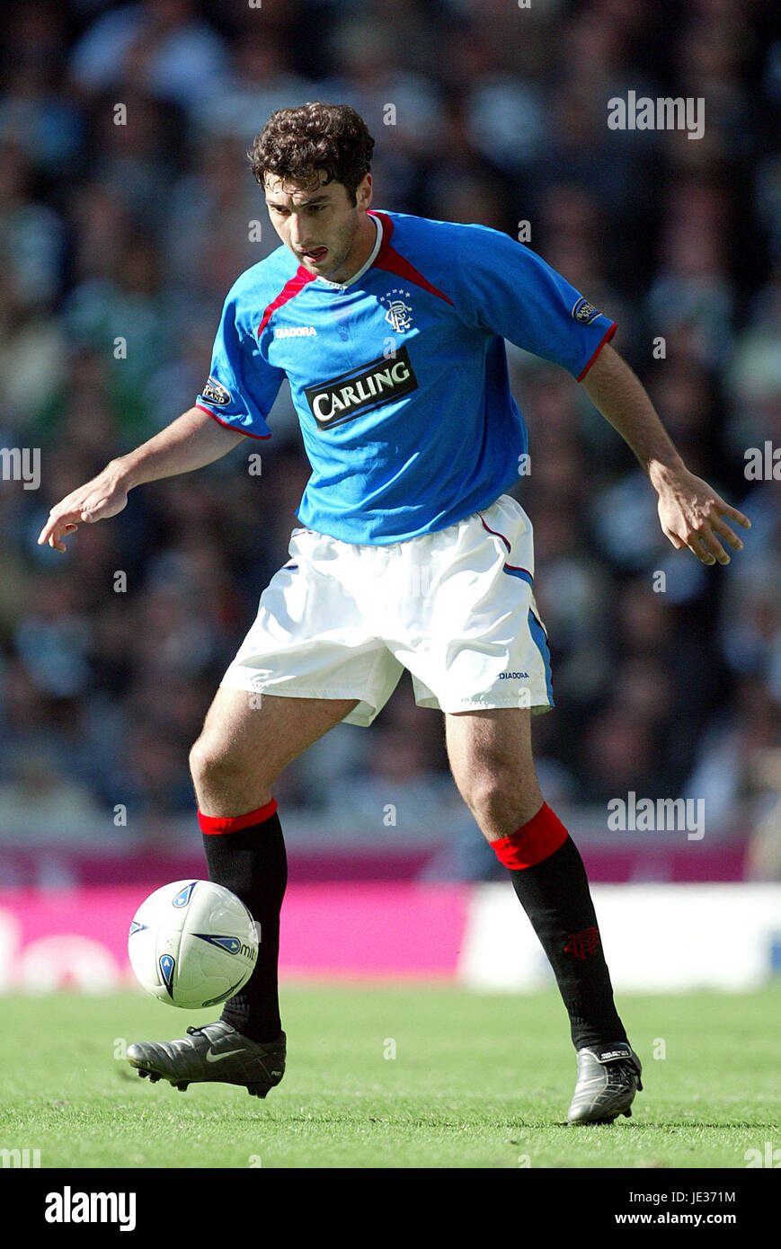 ZURAB KHIZANISHVILI GLASGOW RANGERS FC IBROX STADIUM GLASGOW SCOTLAND ...