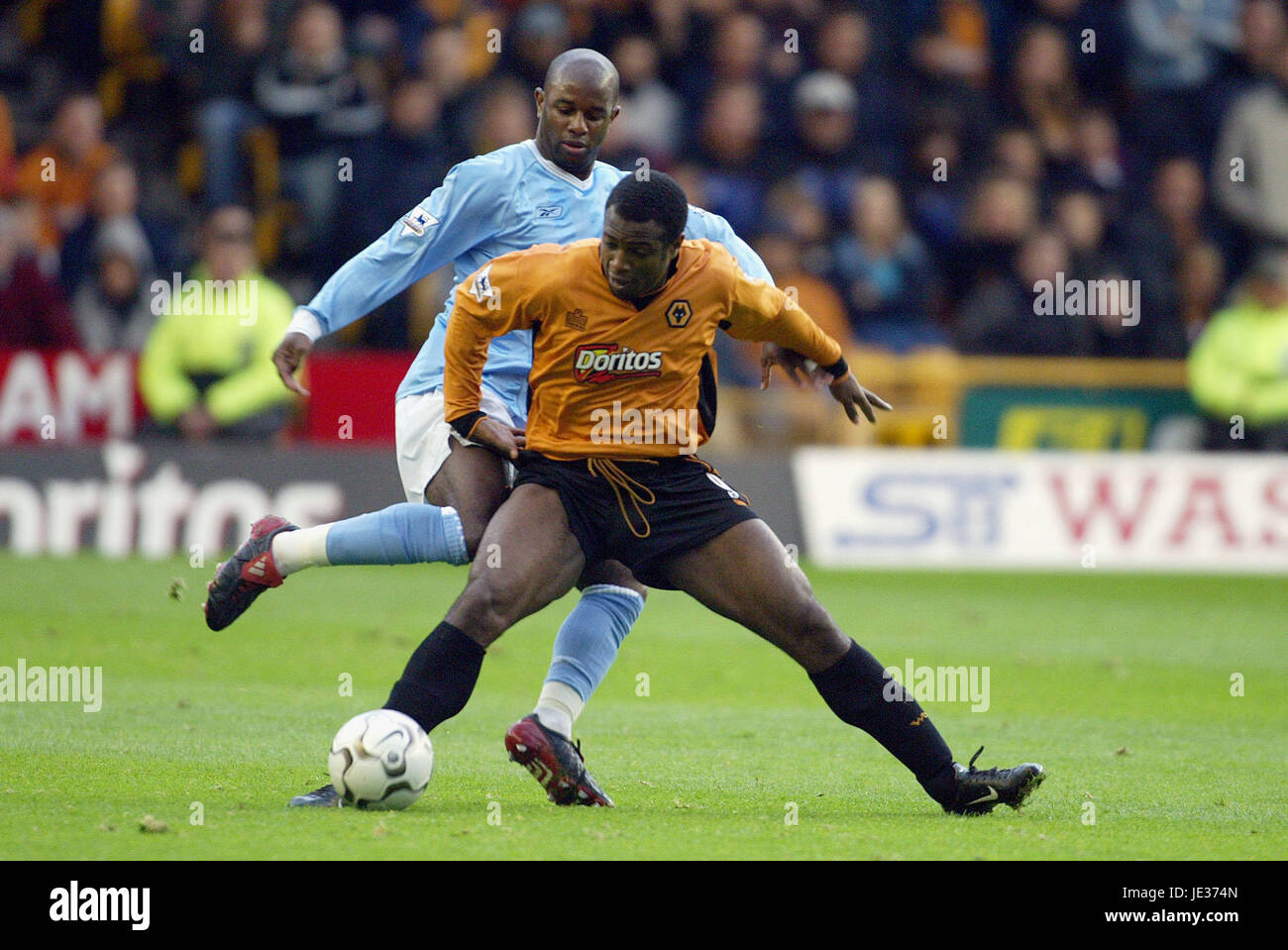 HENRY CAMARA & DAVID SOMMEIL WOLVES V MANCHESTER CITY MOLINEUX ...
