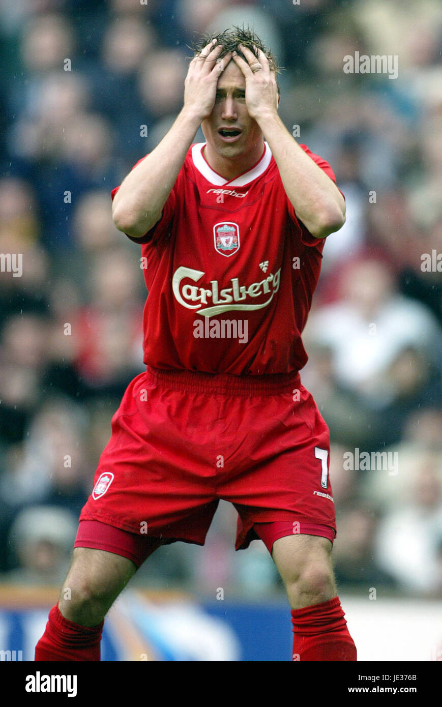 HARRY KEWELL LIVERPOOL FC ANFIELD LIVERPOOL ENGLAND 04 October 2003 ...