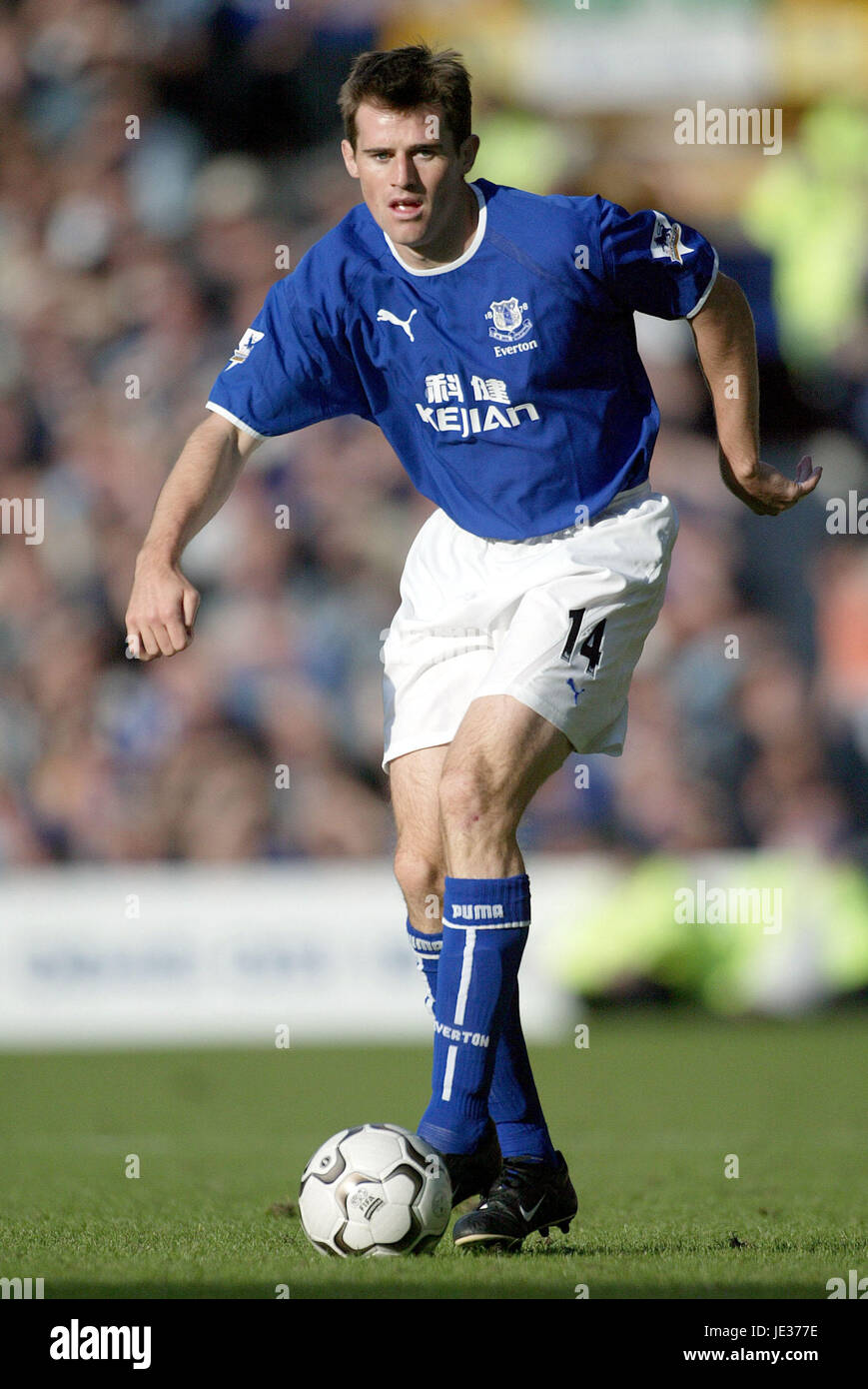 KEVIN KILBANE EVERTON FC GOODISON PARK LIVERPOOL ENGLAND 28 September ...