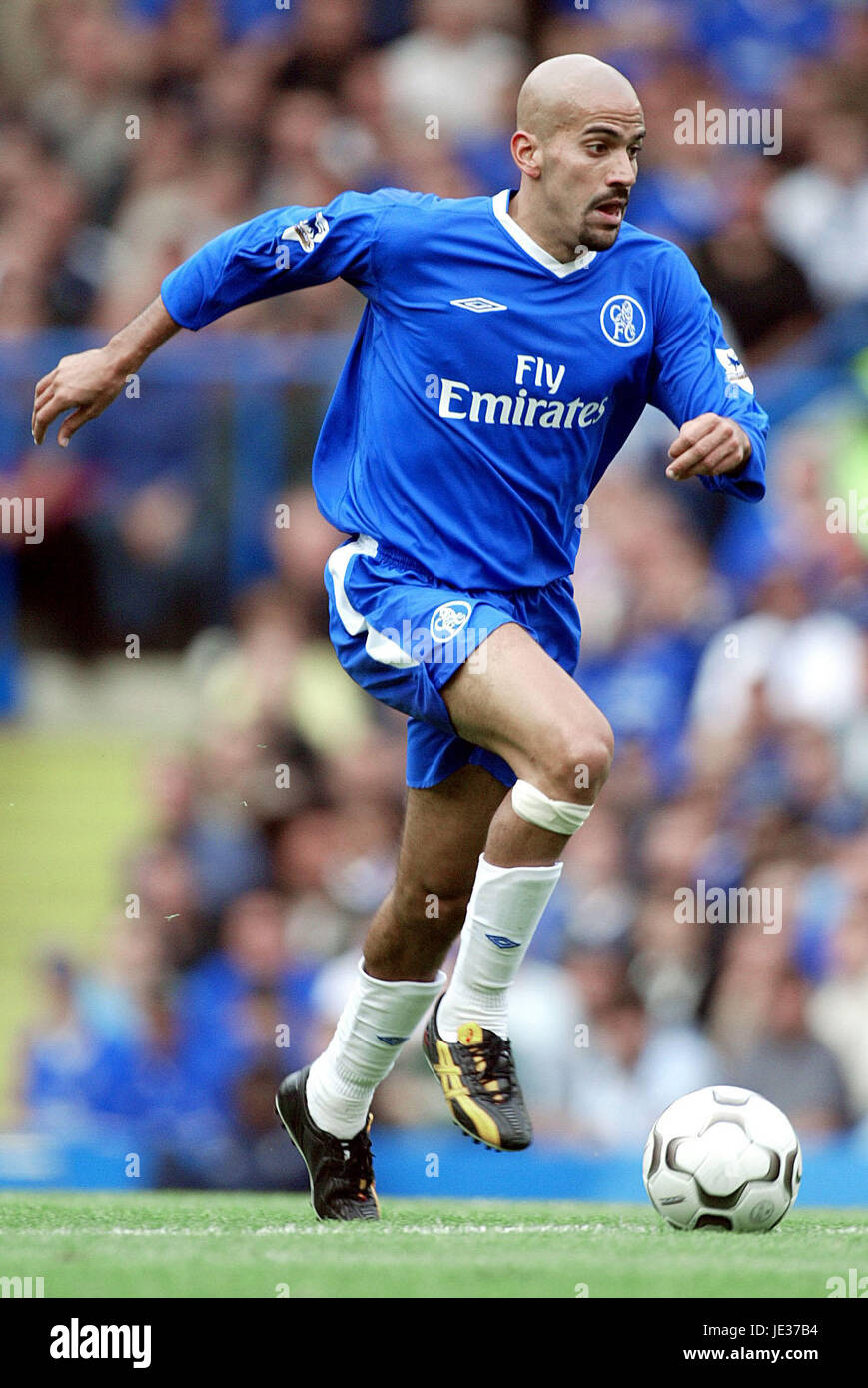 JUAN SEBASTIAN VERON CHELSEA FC STAMFORD BRIDGE CHELSEA LONDON ENGLAND ...