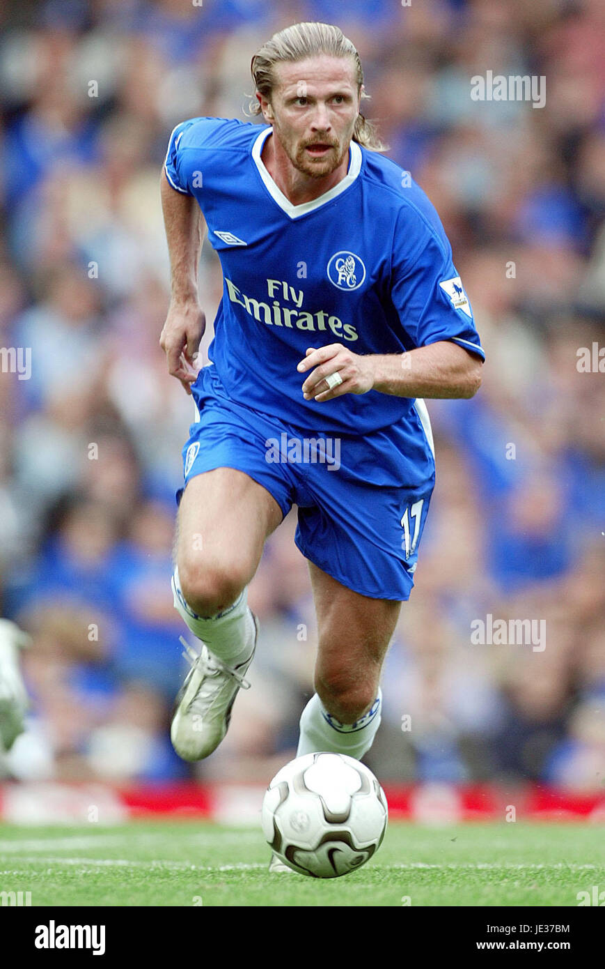EMMANUEL PETIT CHELSEA FC STAMFORD BRIDGE CHELSEA LONDON ENGLAND 27 ...