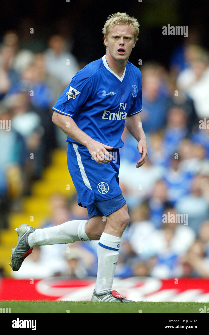 DAMIEN DUFF CHELSEA FC STAMFORD BRIDGE CHELSEA LONDON ENGLAND 27 ...