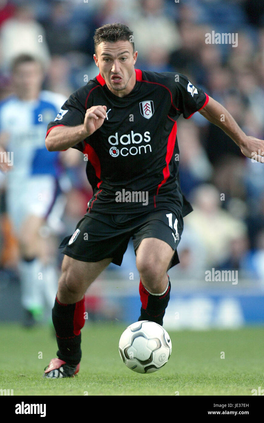 STEED MALBRANQUE FULHAM FC EWOOD PARK BLACKBURN 28 September 2003 Stock ...