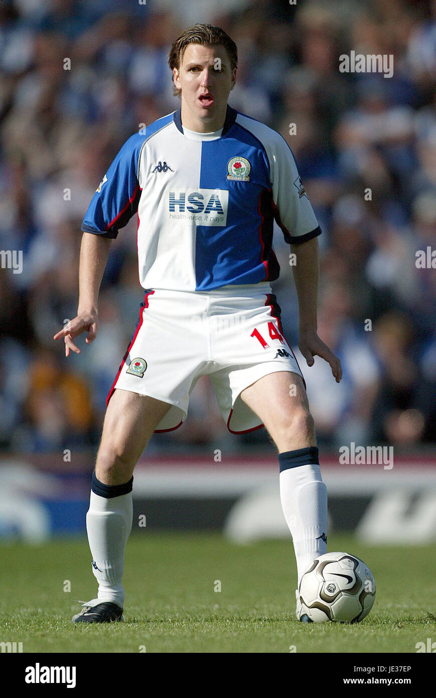 NILS-ERIC JOHANSSON BLACKBURN ROVERS FC EWOOD PARK BLACKBURN 28 ...
