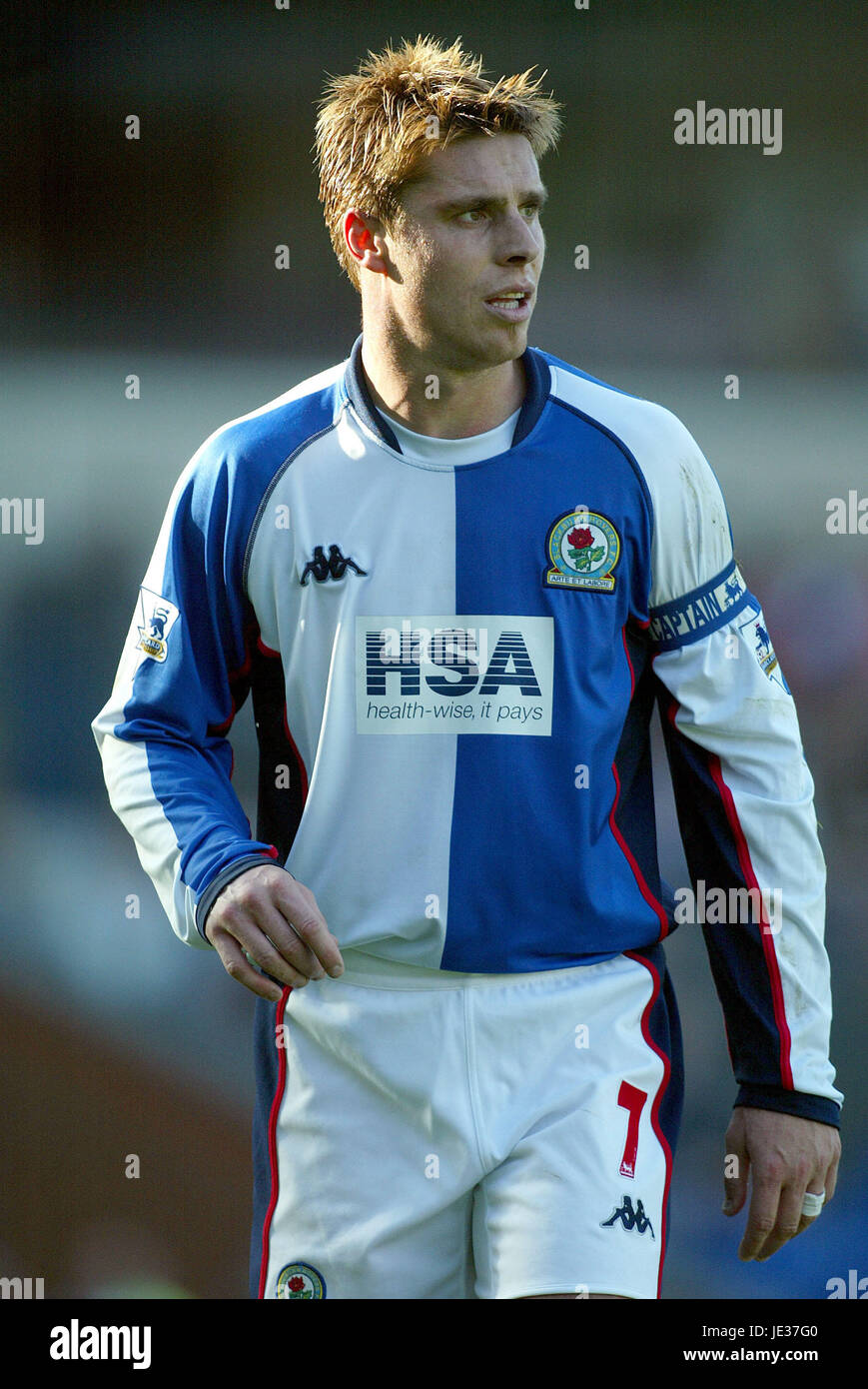 GARRY FLITCROFT BLACKBURN ROVERS FC EWOOD PARK BLACKBURN 28 September ...